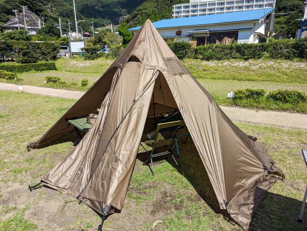 ワンティグリス OneTigris Northgaze シルナイロンの設営とレビュー | ライフ アウトサイド（Life Outside）